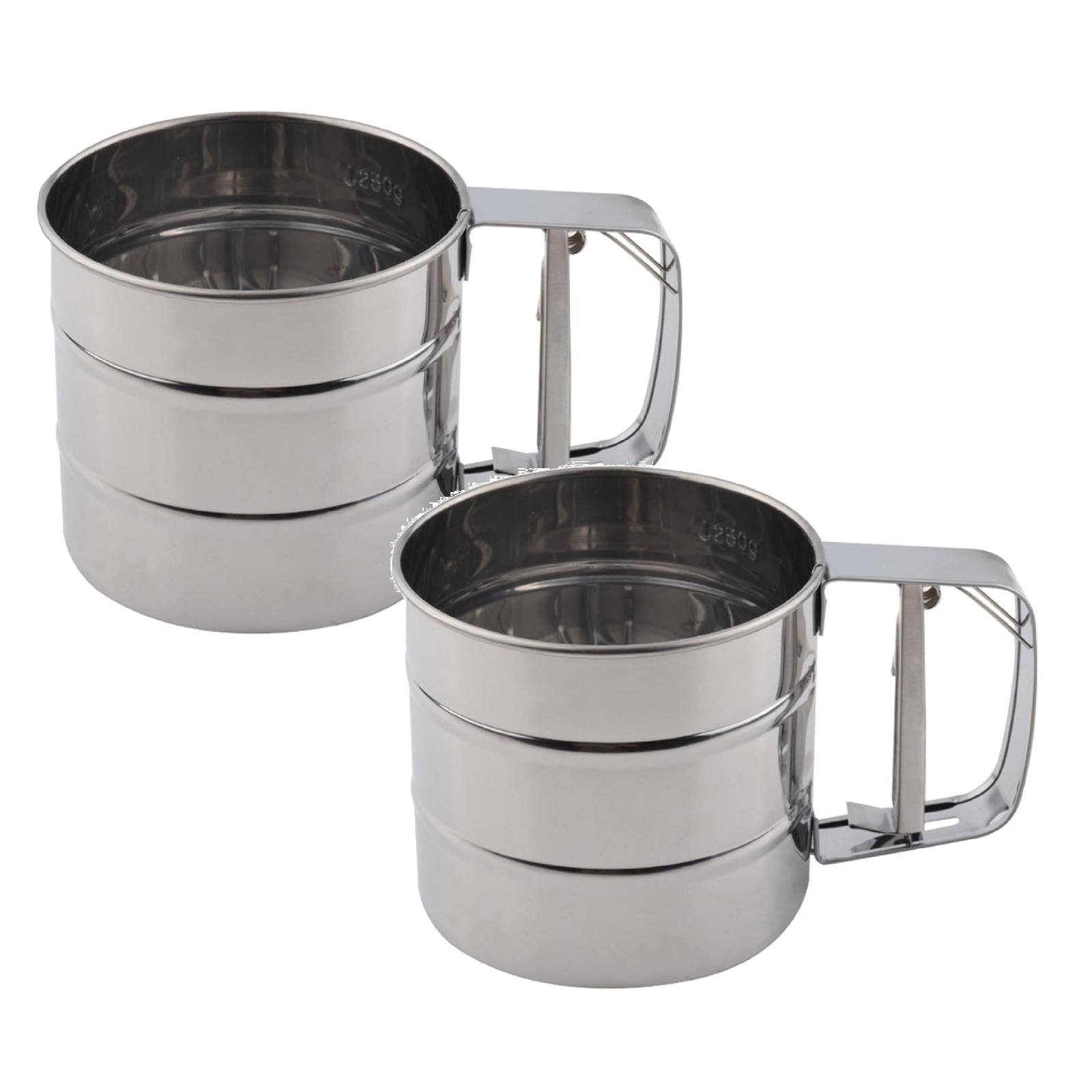 Kitchen Essentials, Stainless Mesh Flour Mechanical Baking Icing Sugar ...