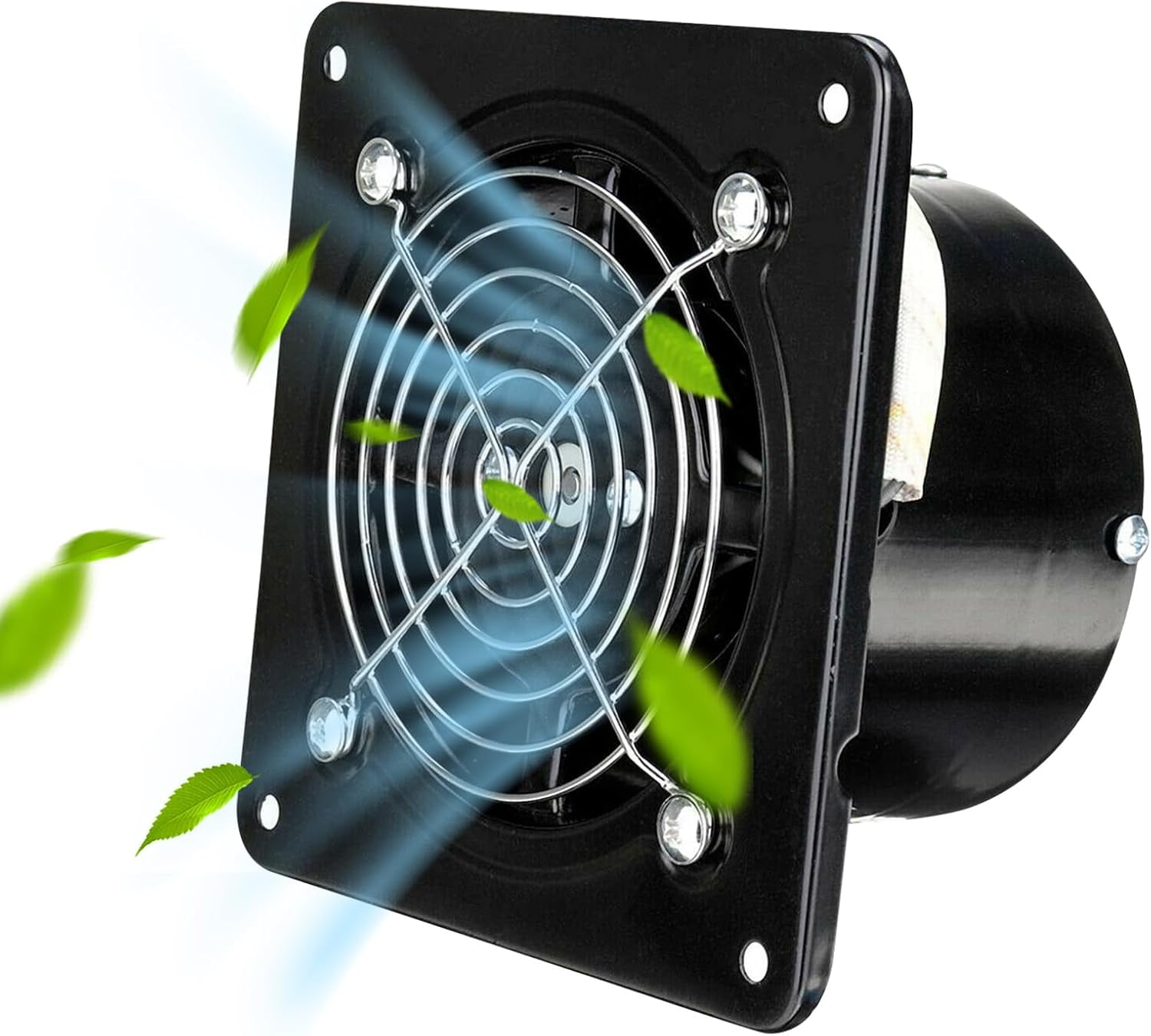 Kitchen Exhaust Fan, 1765 CFM Stainless Steel Deflector Fan, Wall ...