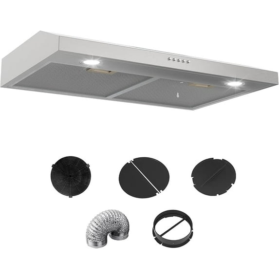 Kitchen Extractor - Under Cabinet Range Hoods Kitchen Hood - Under ...