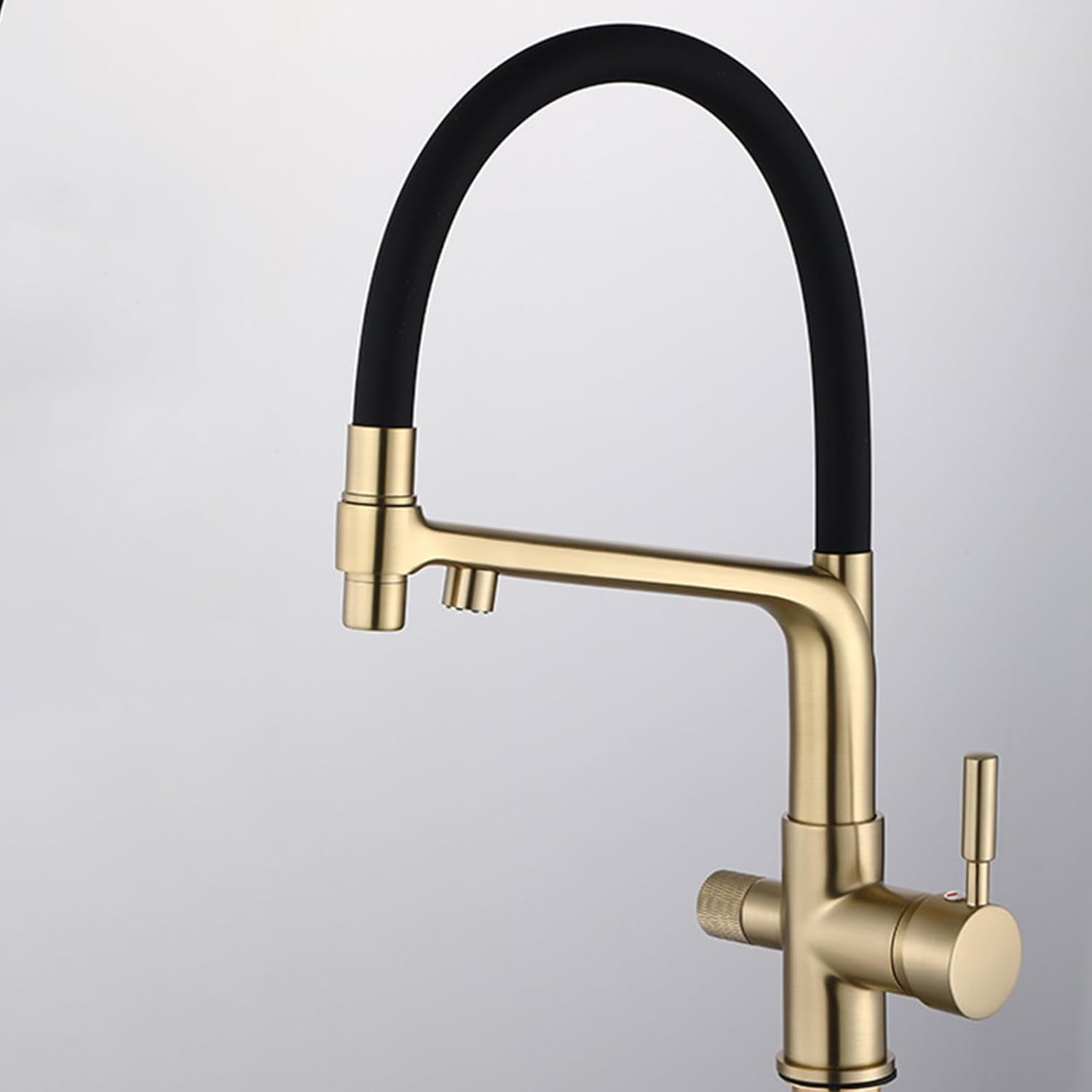 Kitchen Faucet 3 Way Universal Pipe Kitchen Faucet Hot and Cold Water ...