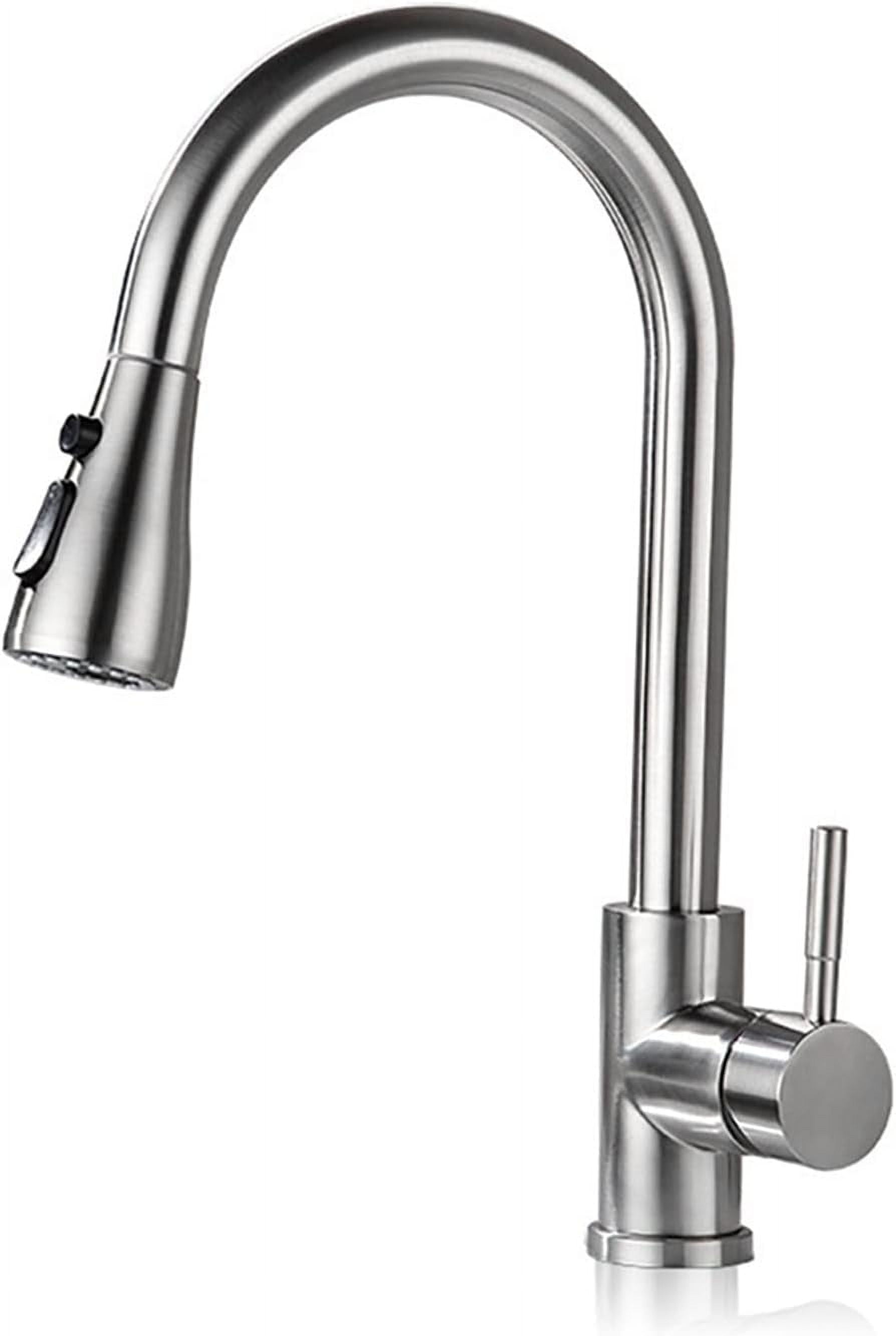 Kitchen Faucet 360 Degree Rotation Dual Mode Adjustable Water Sprayer ...