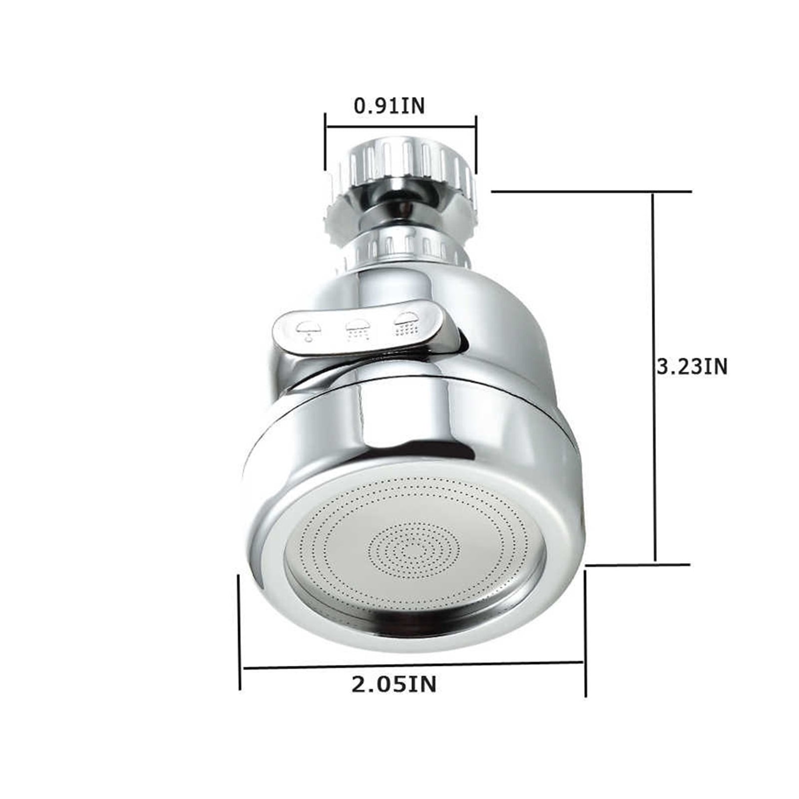 Kitchen Faucet Aerator Adjustable Three Mode Sprayer Filter Diffuser ...