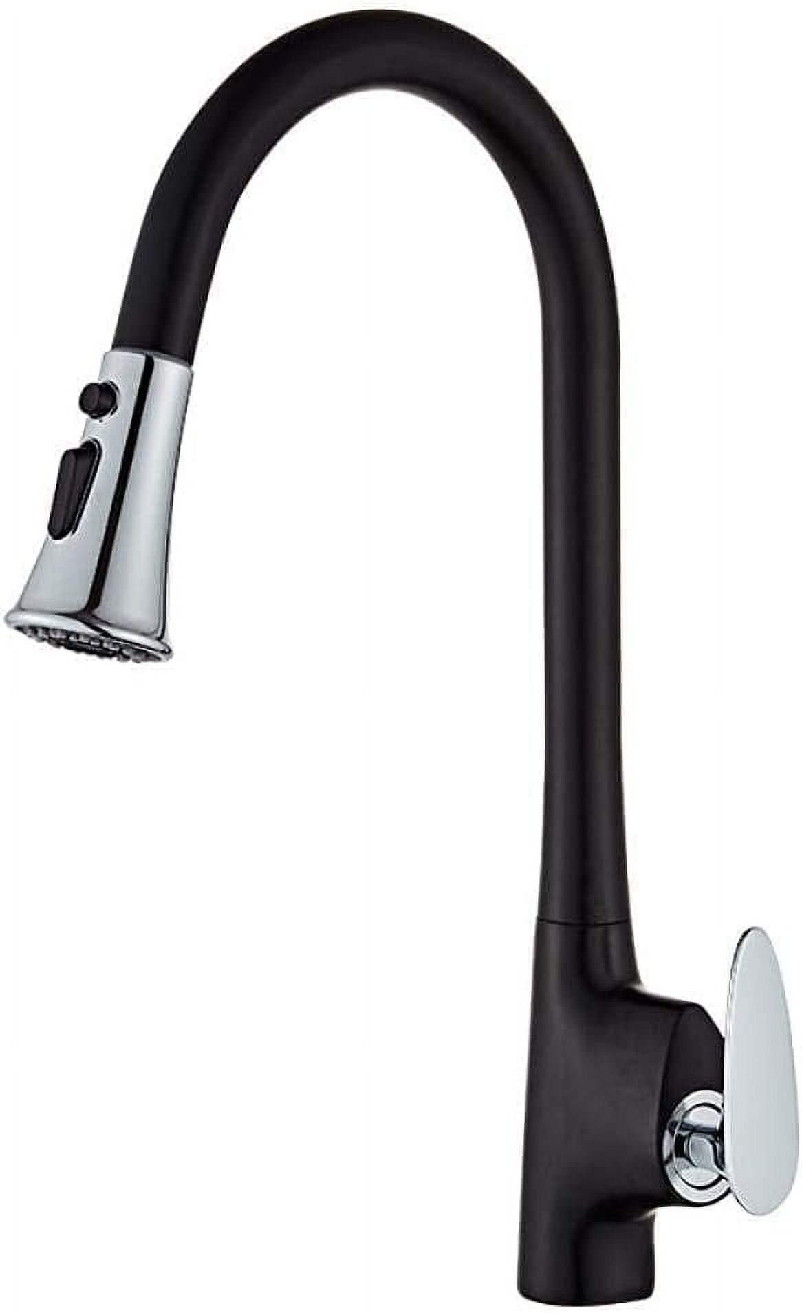 Kitchen Faucet Black Pull Out Sink Faucet Mixer Tap 360 Degree Kitchen ...