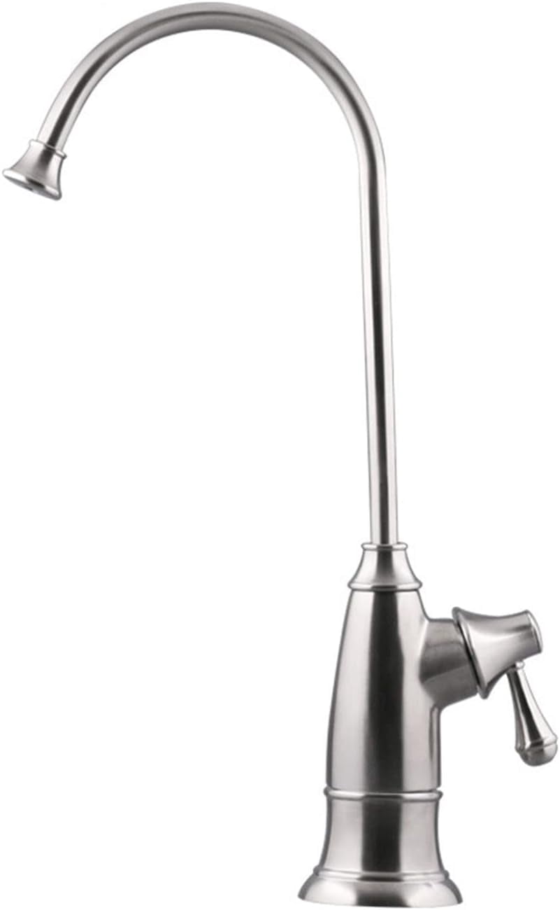 Kitchen Faucet, Drinking Water Faucet Brushed Stainless Steel Water ...