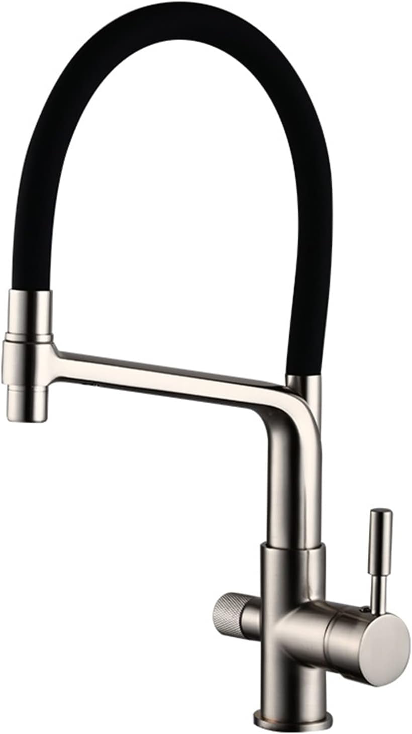 Kitchen Faucet with Drinking Water Filter Tap, 360° Swivel Kitchen Sink ...