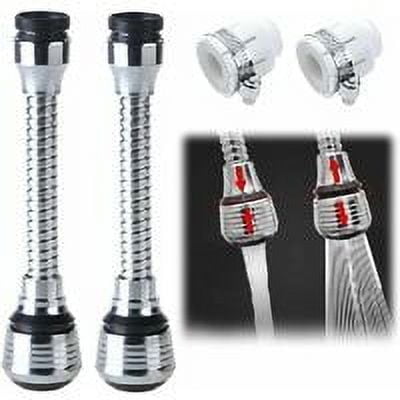 Kitchen Faucet Extender, 360° Rotatable Faucet Aerator, 2 Pack ...