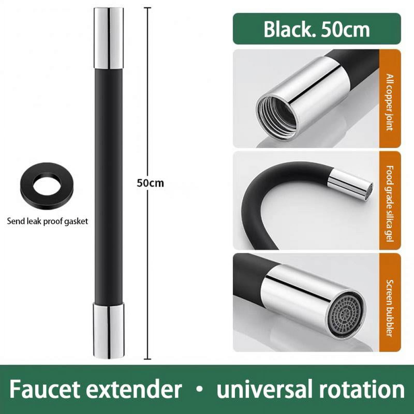 Kitchen Faucet Extension Extender Universal 360掳 Rotating Silicone ...