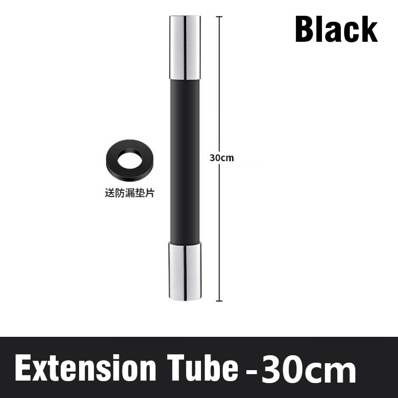 Kitchen Faucet Extension Hose Bathroom 360掳 Rotation Bending Faucet ...