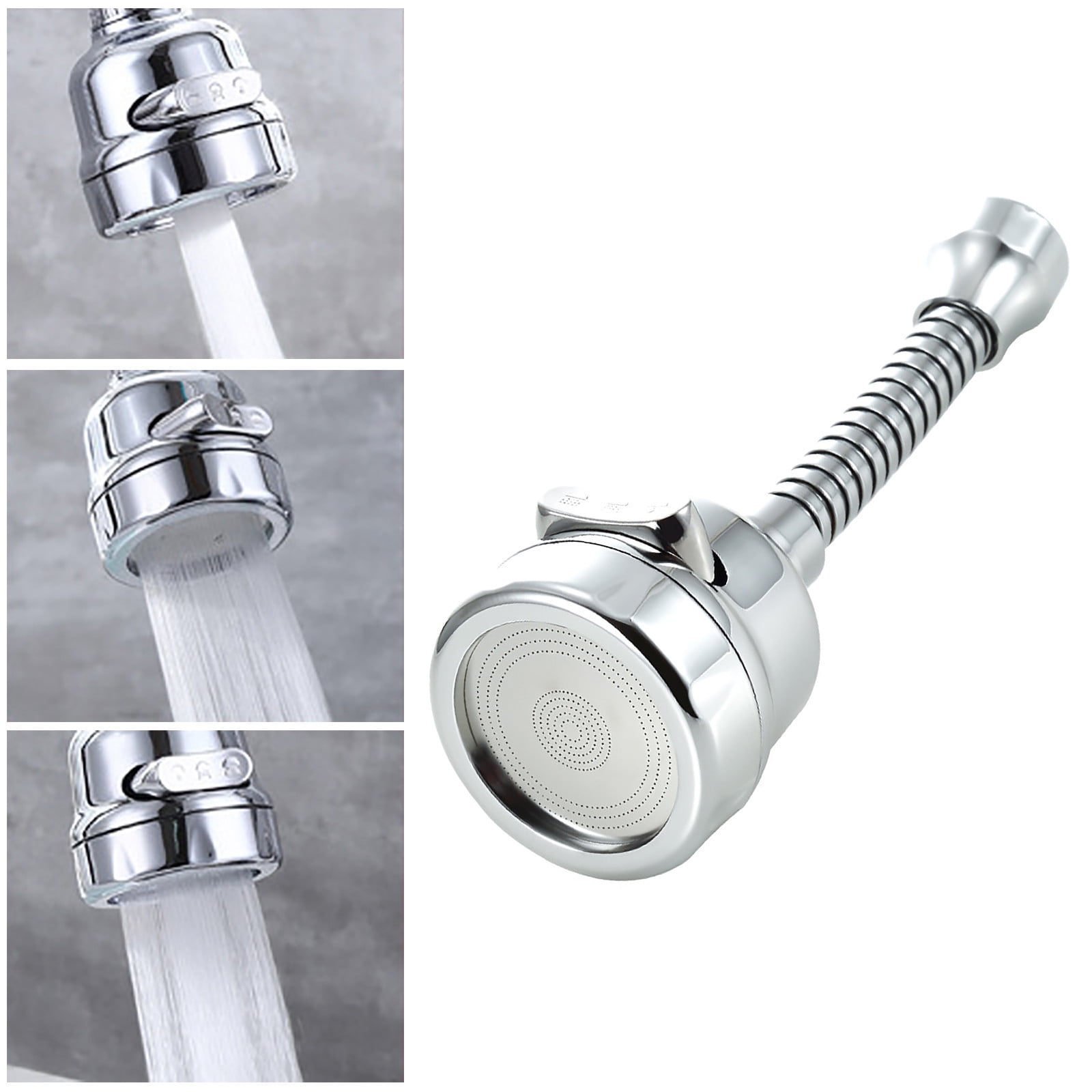 Kitchen Faucet Head 360° Rotatable Faucet Sprayer Head Replacement ...