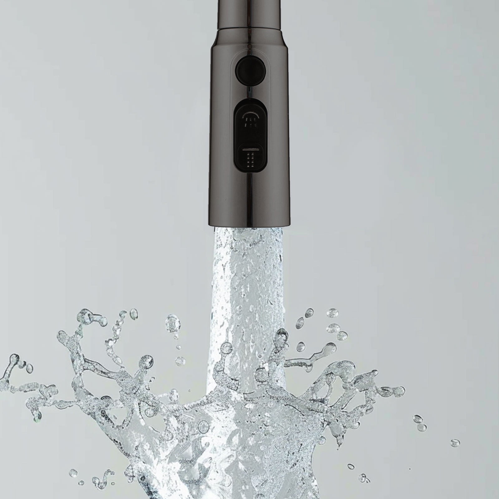 Kitchen Faucet Head Replacement, 3-Function Pull Down Faucet Sprayer ...