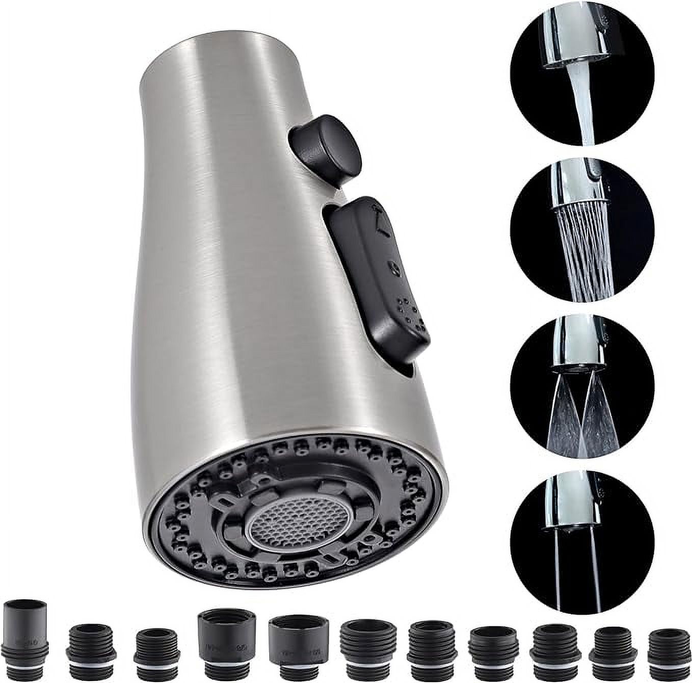 Kitchen Faucet Sprayer Pull Out Spraying Head 2 Functions Sink ...