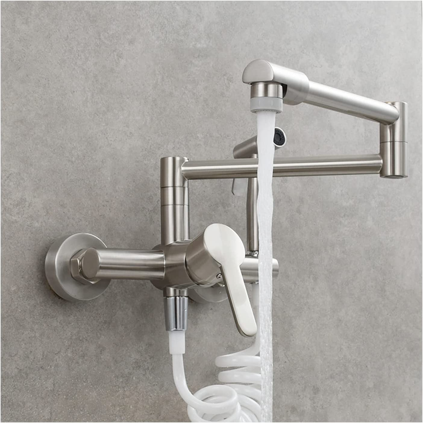 Kitchen Faucet Hot and Cold Water Kitchen Sink Faucet 2 Functions Brass ...