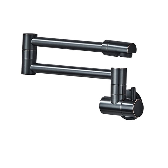 Kitchen Faucet Pot Filler Double Joint Spout Folding Stretchable Swing ...