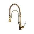 Kitchen Faucet Pull Down, Hot& Cold Mixer Crane Water Tap, Dual Hole ...