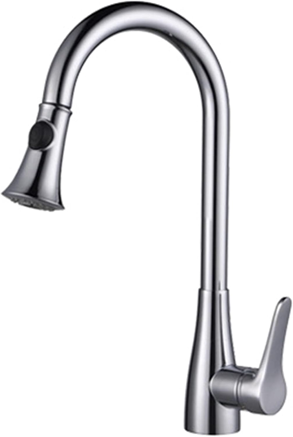 Kitchen Faucet with Pull Down Sprayer, 360° Swivel Kitchen Sink High ...