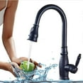 Kitchen Faucet Pull Out Spray Head Kitchen Tap Single Handle Cold Hot ...
