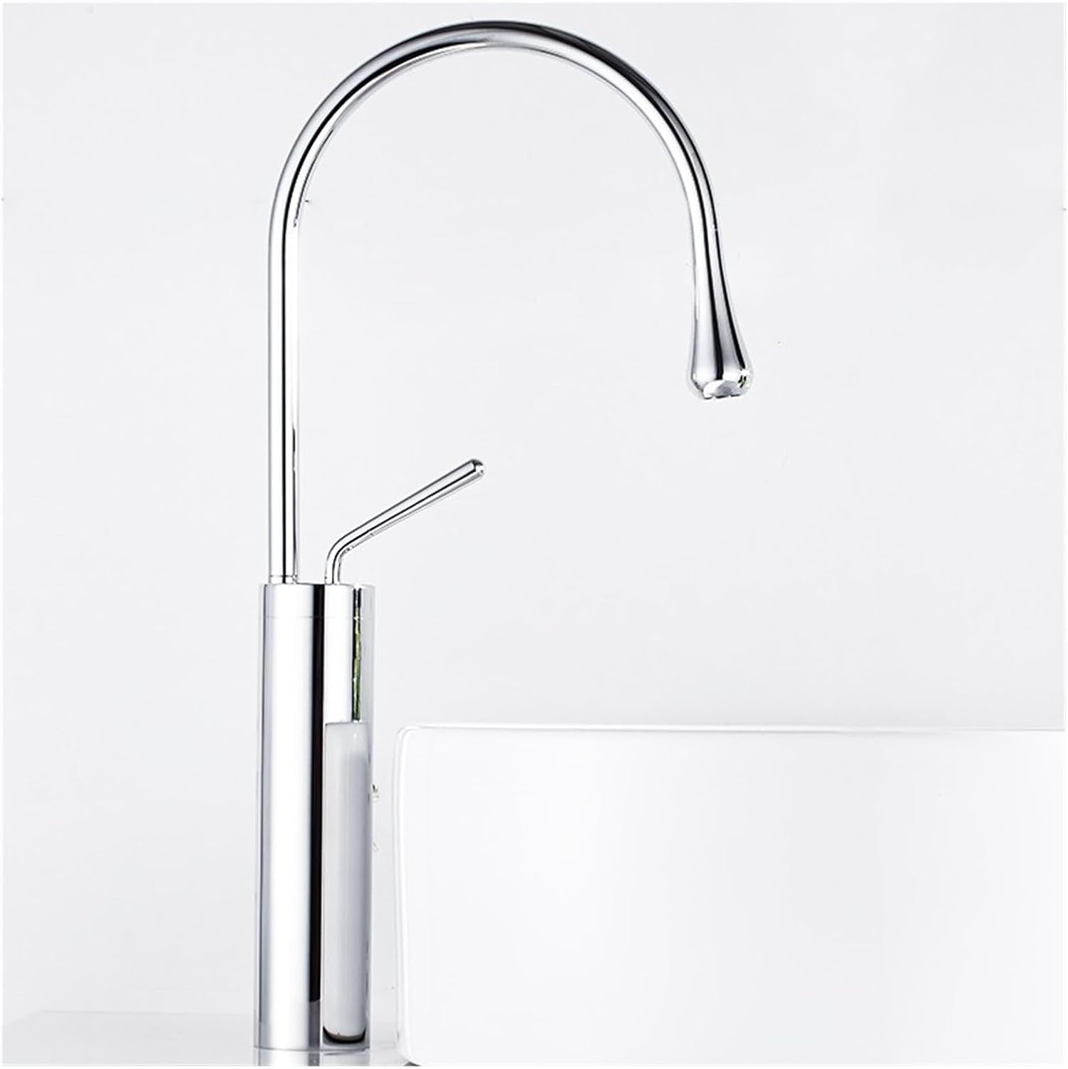 Kitchen Faucet Pull Out Sprayer Countertop Mount Matte Black Mixer ...