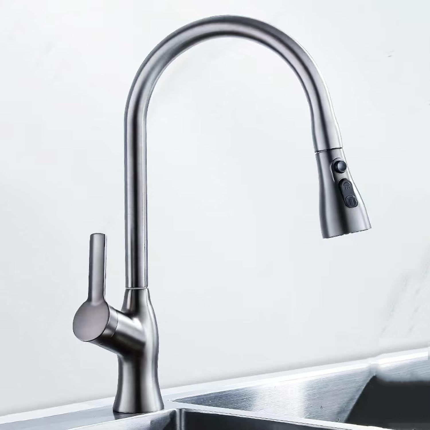 Kitchen Faucet with Pull Down Sprayer,3-Function Kitchen Sink Faucet ...
