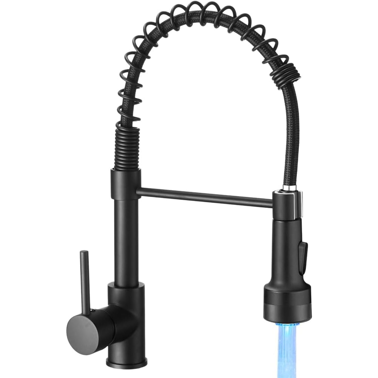 Kitchen Faucet with Pull Down Sprayer Brushed Nickel Stainless Steel 1 ...
