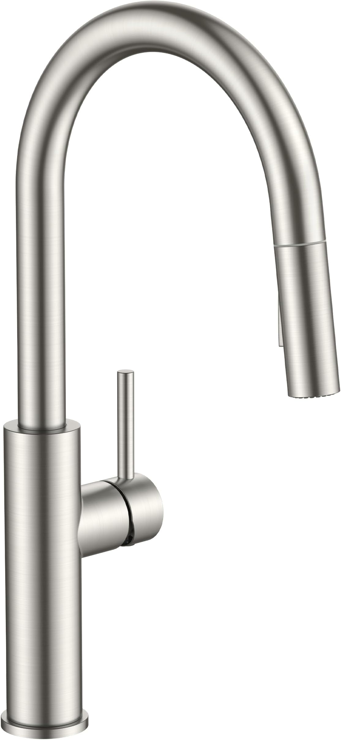 Kitchen Faucet with Pull Down Sprayer, Classic Brushed Nickel, Single ...