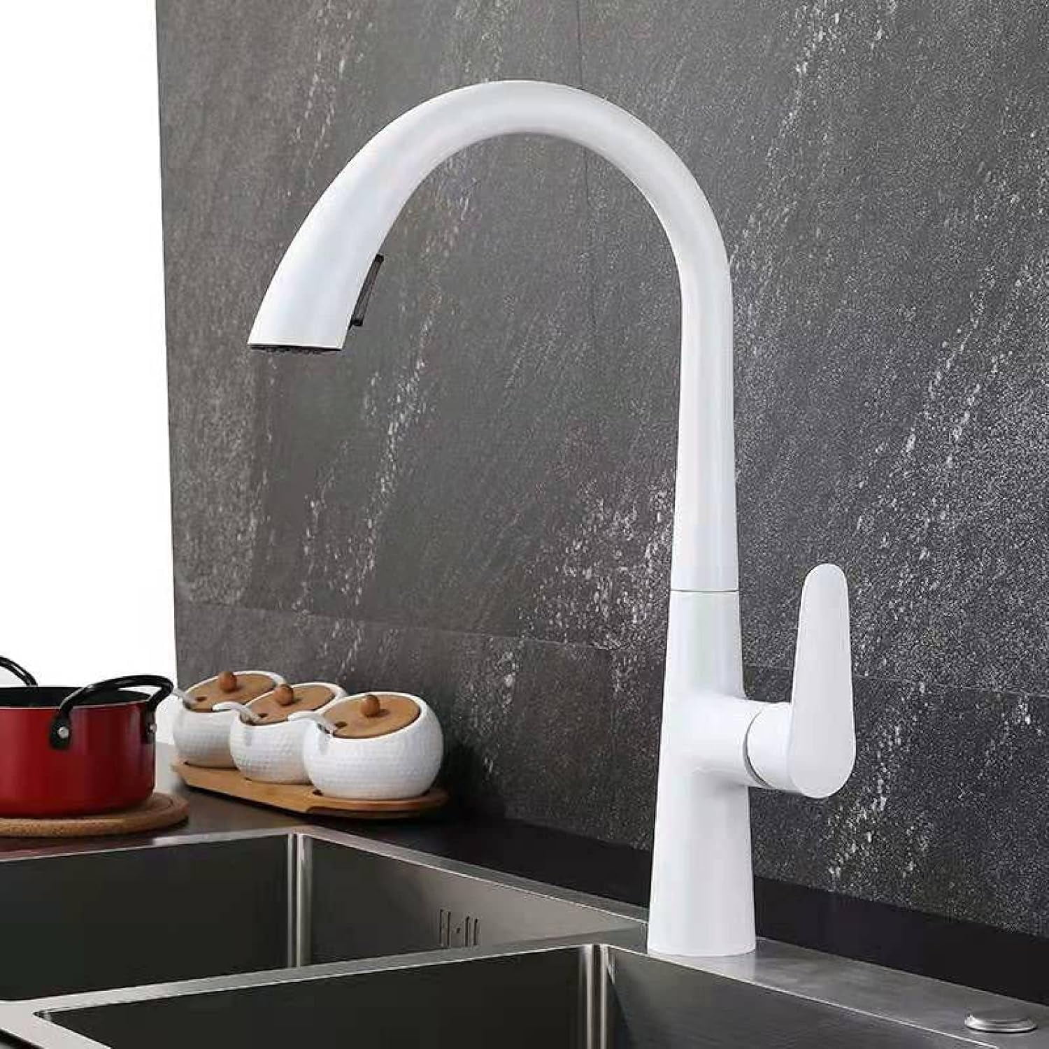 Kitchen Faucet with Pull Down Sprayer,Kitchen Sink Faucet Dual Function ...