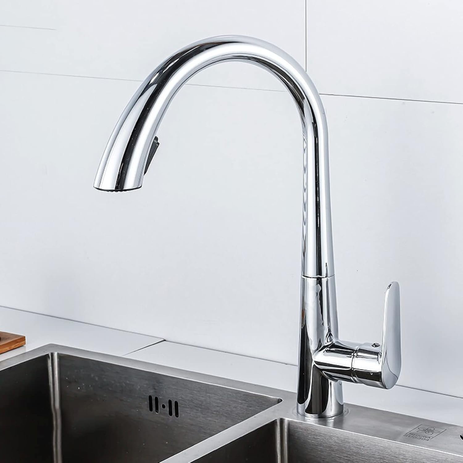 Kitchen Faucet with Pull Down Sprayer,Pull Out Kitchen Faucet Single ...