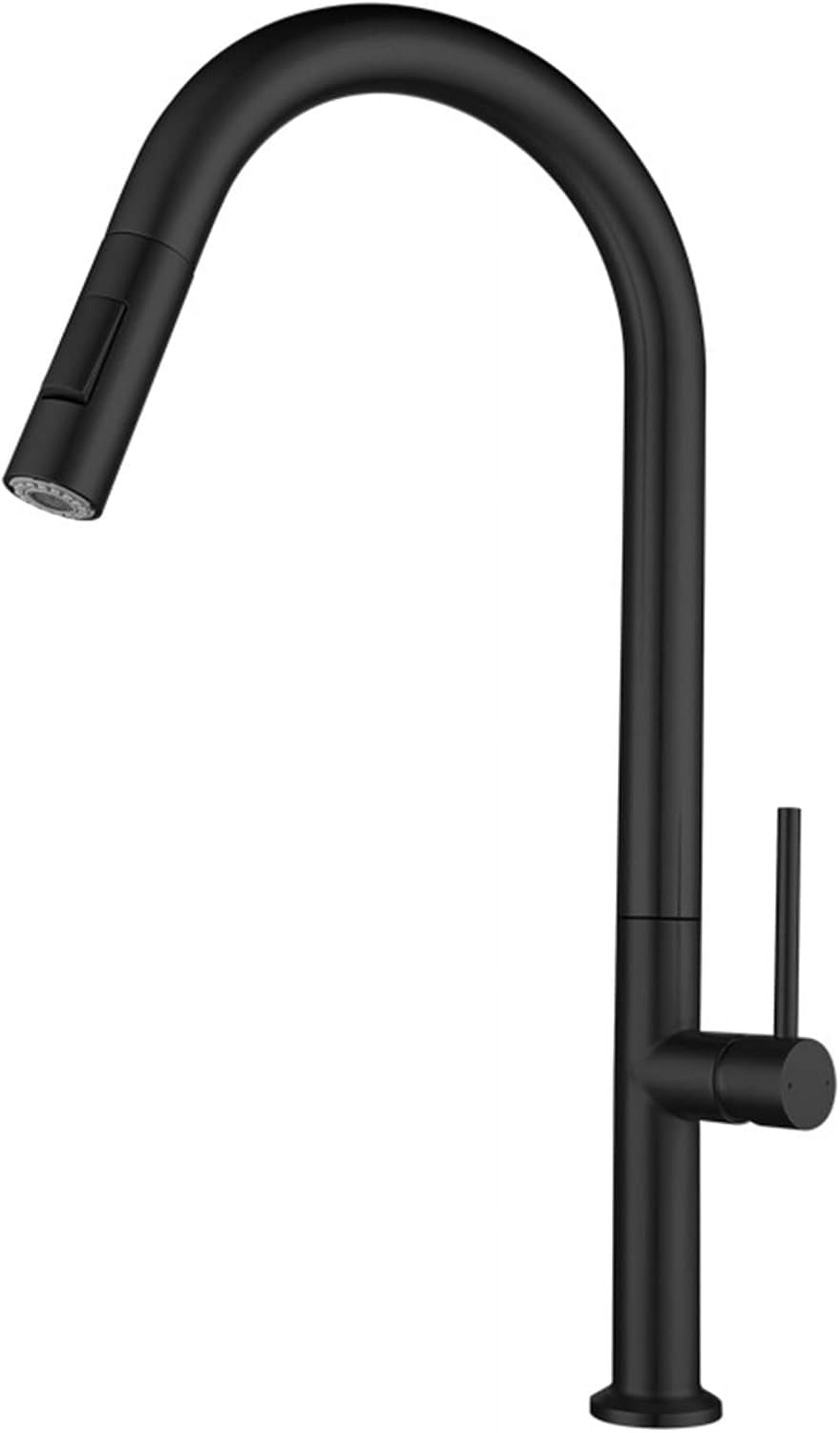 Kitchen Faucet with Pull Down Sprayer Stainless Steel Pull Out Kitchen ...