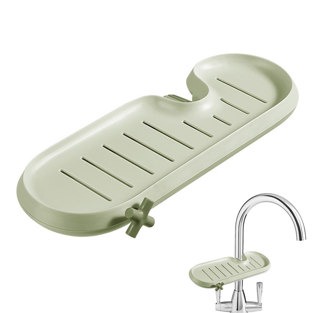 Kitchen Faucet Rack Sponge Holder Sink Caddy Organizer Hanging Caddy ...