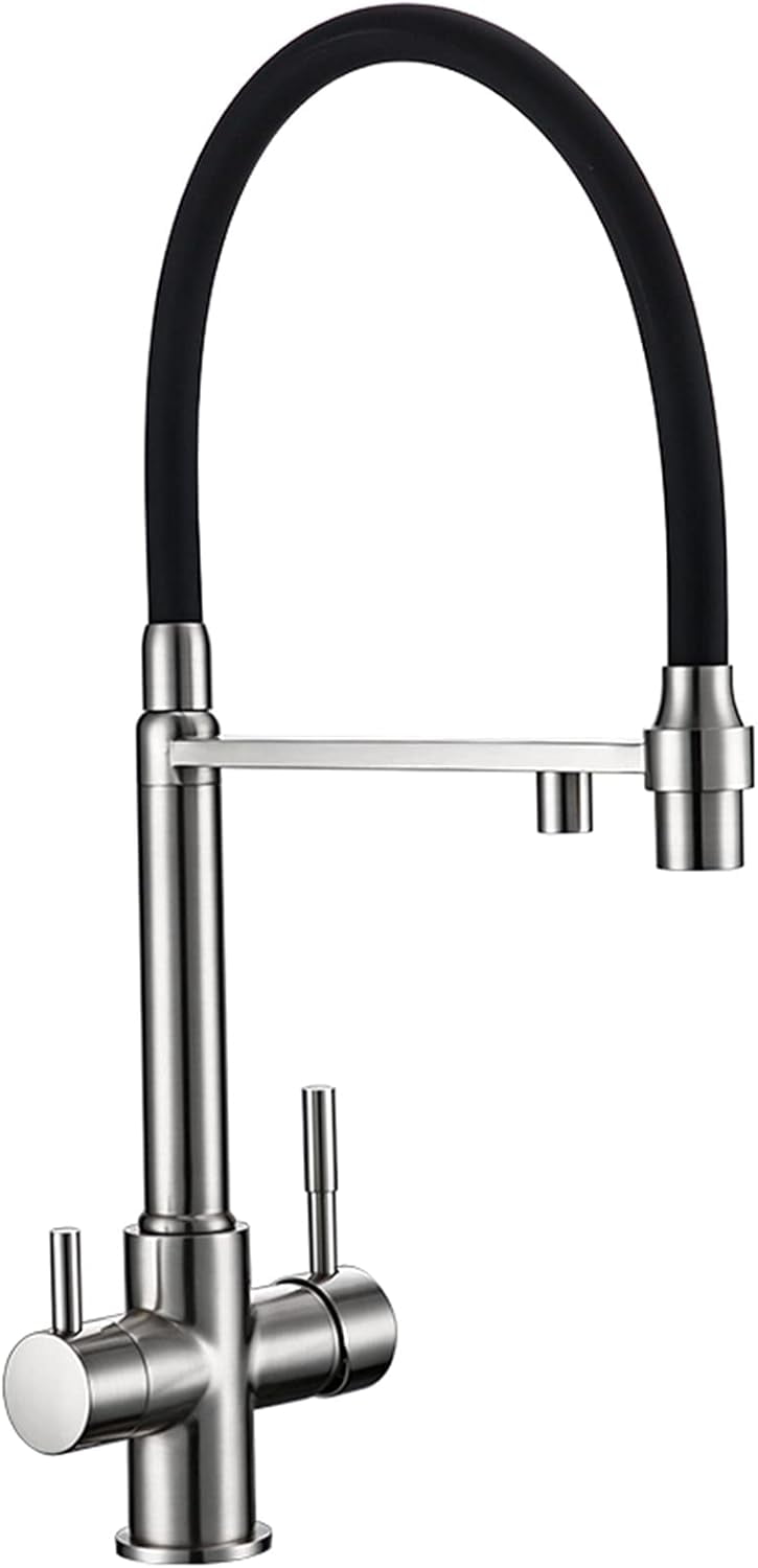 Kitchen Faucet, Reverse Osmosis Tri Flow 3-in-1 Faucet 3 Way Water ...