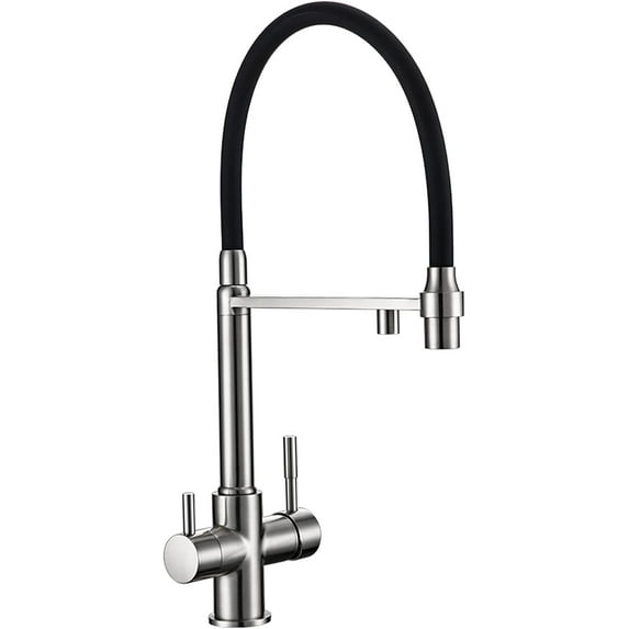 Kitchen Faucet, Reverse Osmosis Tri Flow 3-in-1 Faucet 3 Way Water ...