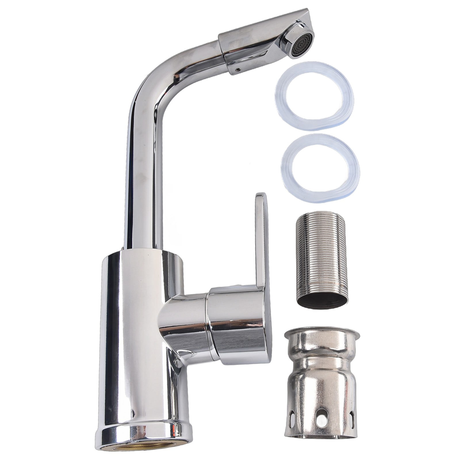 Kitchen Faucet Rotation Single Handle Mixer Sink Hot And Cold Mixer ...