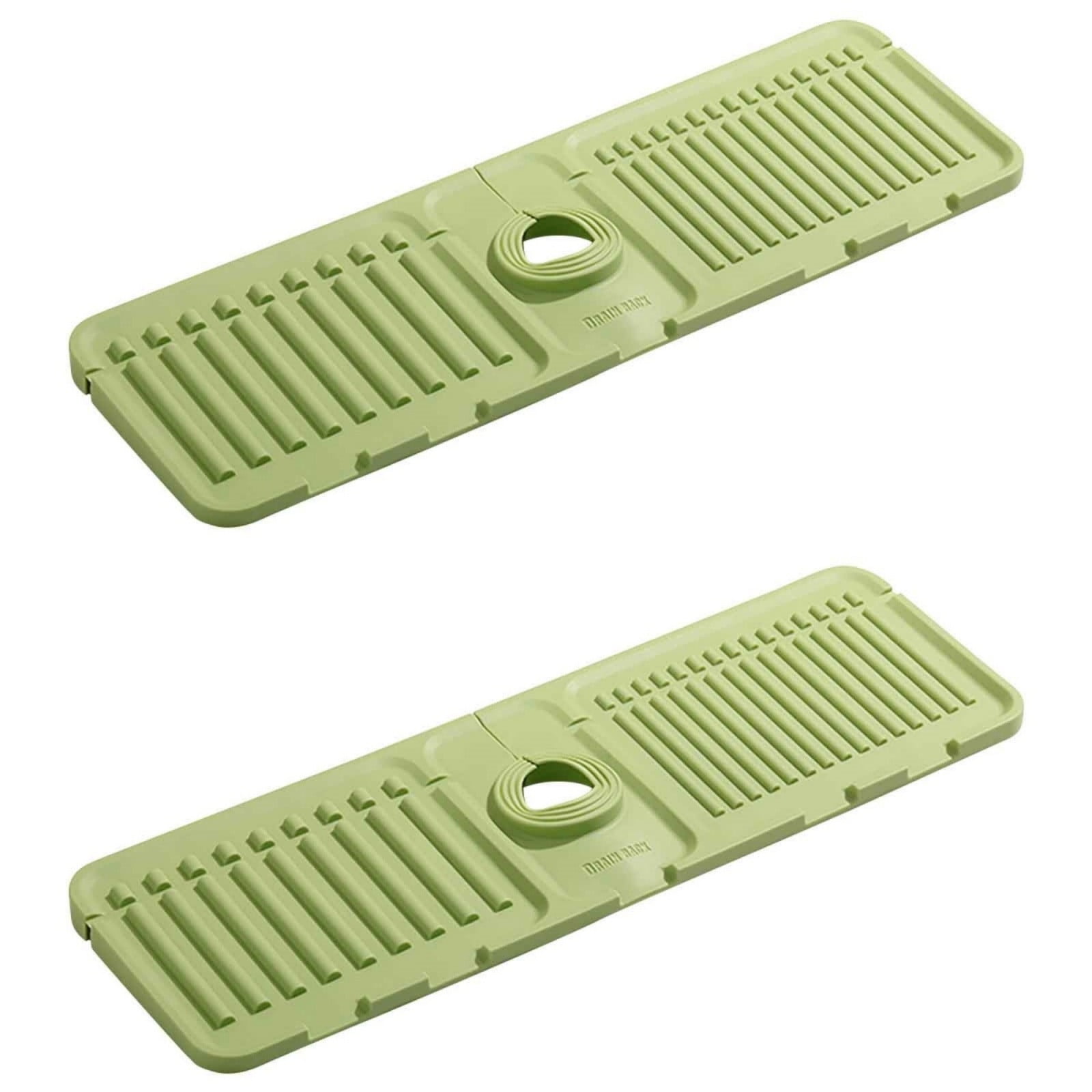 Kitchen Faucet Sink Splash Guard, Silicone Faucet Water Catcher Mat ...