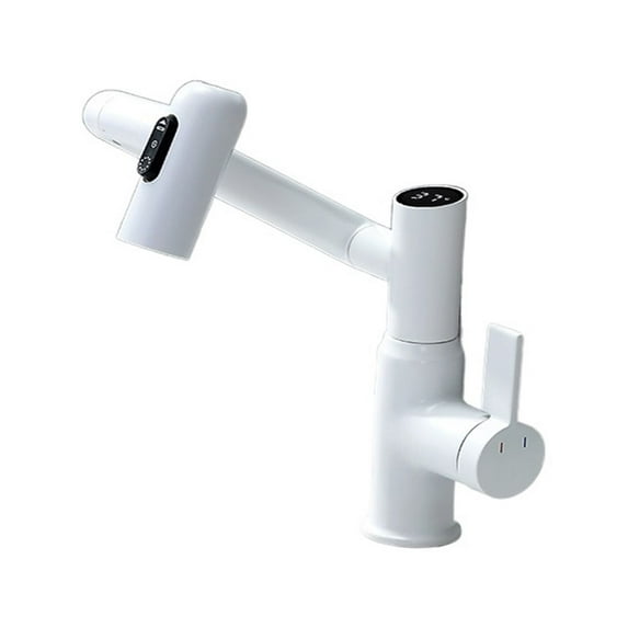 Kitchen Faucet Smart Digital Display Rocker Bathroom Sink Faucet ...