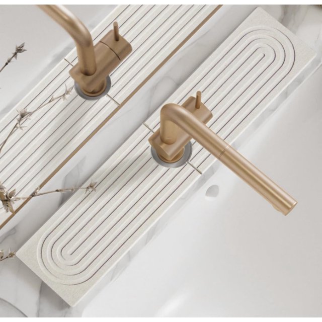 Kitchen Faucet Splash Guard, Diatomite Stone Faucet Mat, Quick Dry Sink ...