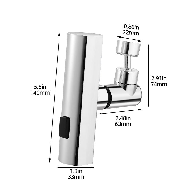 Kitchen Faucet Splash-proof Artifact Waterfall Water Outlet Universal ...
