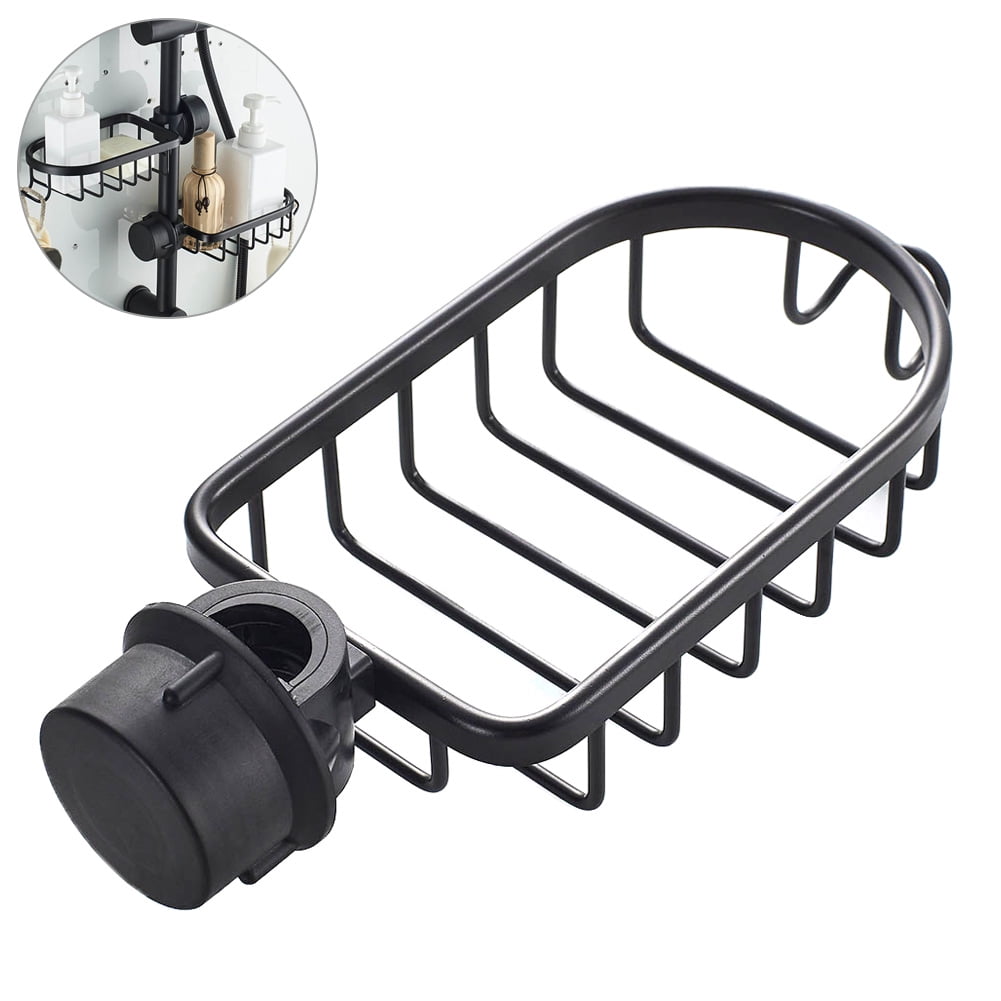 Kitchen Faucet Sponge Holder Stainless Steel Kitchen Sink Caddy Basket ...