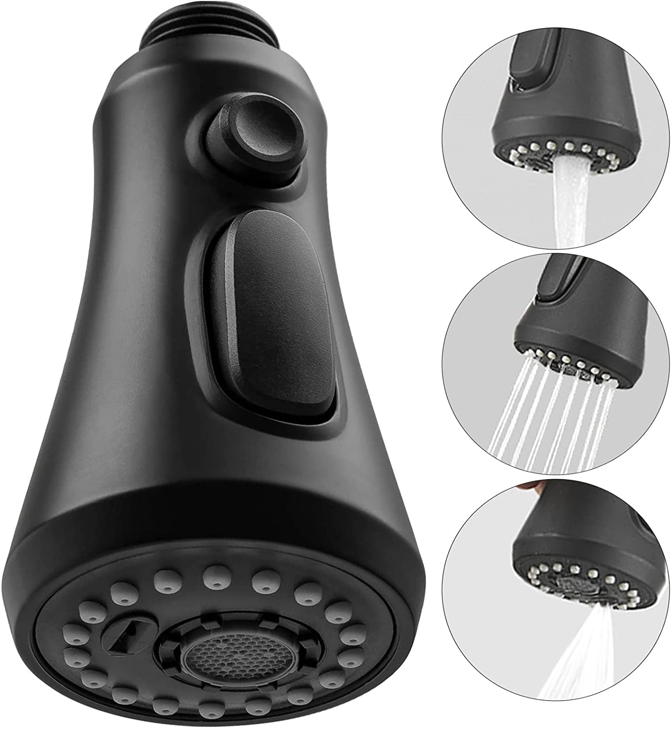 Kitchen Faucet Sprayer Head Replacement - Pull Down Faucet Spray Head ...