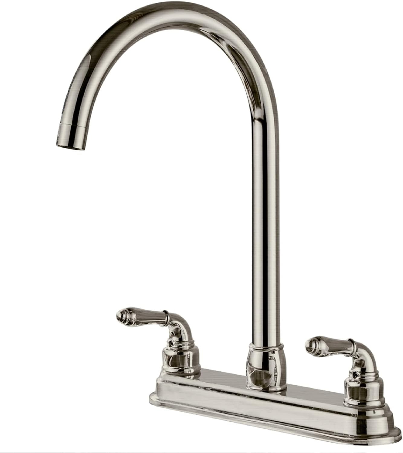 Kitchen Faucet, Stainless Steel Kitchen Sink Faucets 2-Handle Kitchen ...