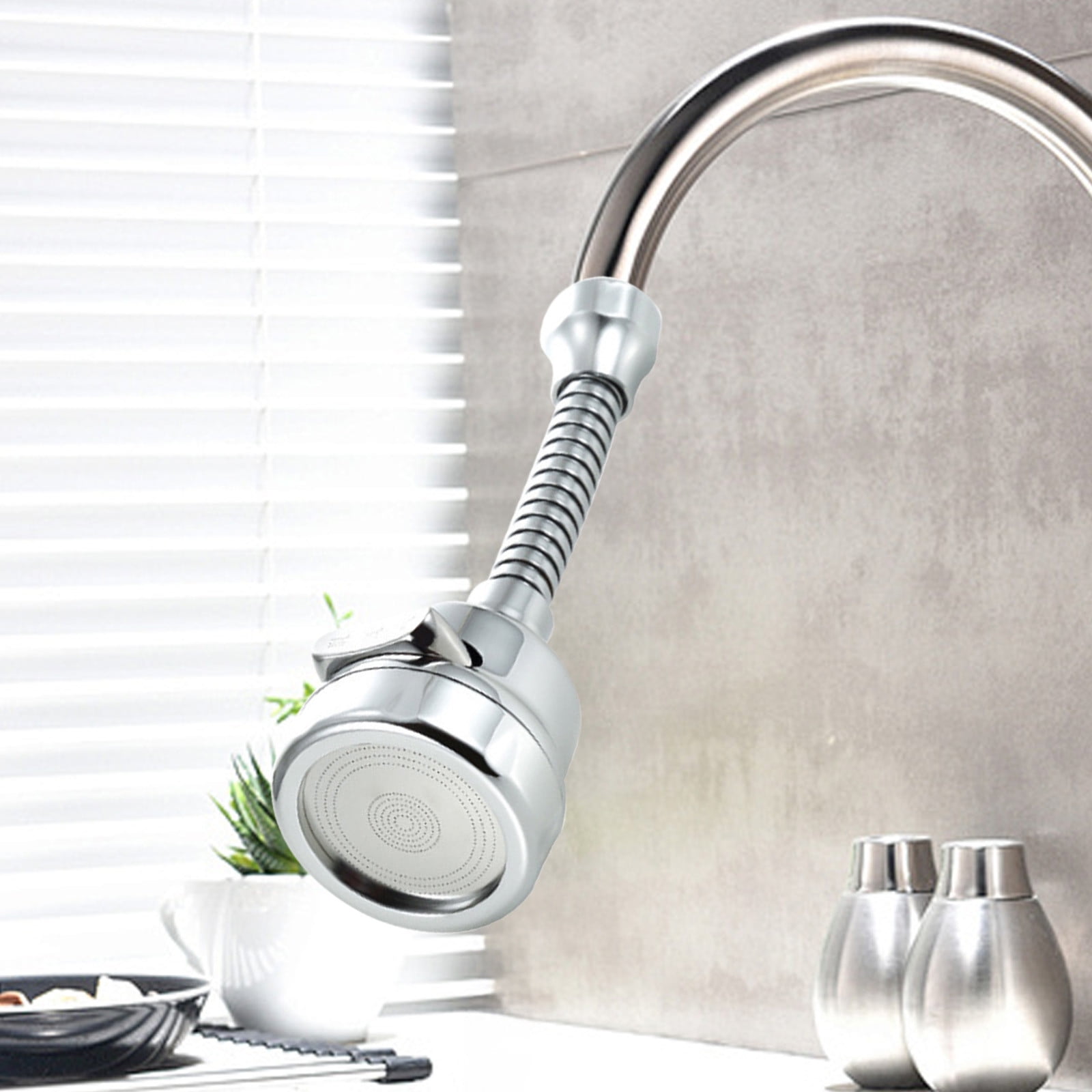 Kitchen Faucet Water Filter with Extendable Swivel Sprayer, Stainless ...