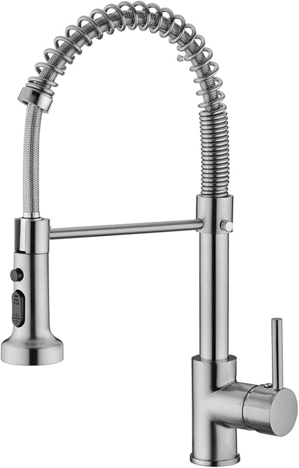 Kitchen Faucet with Pull Down Sprayer, 304 Stainless Steel Spring ...
