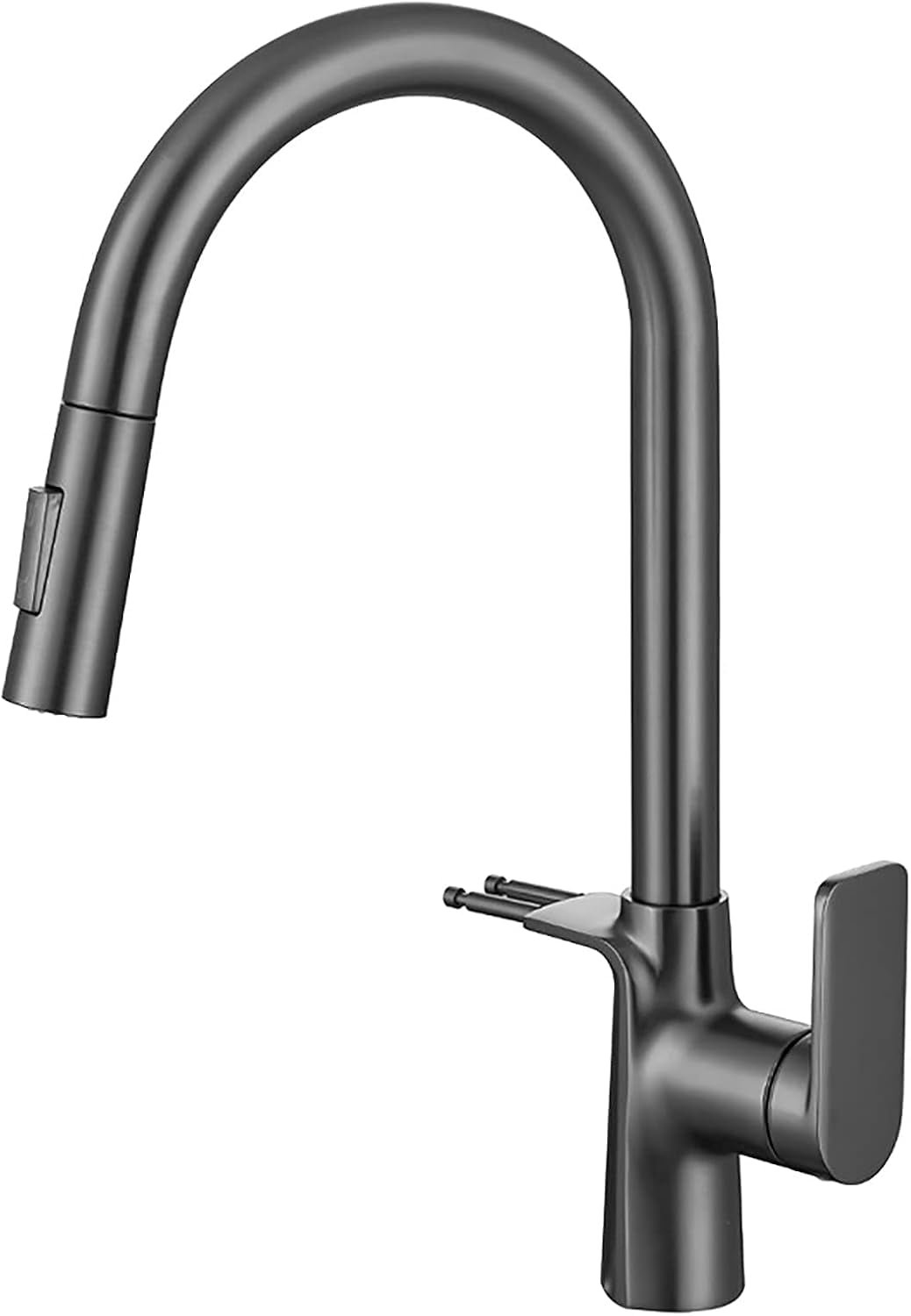 Kitchen Faucet with Pull Down Sprayer High Arc 360° Swivel Stretchable ...