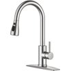 Dura Faucet Two Handle RV Kitchen Faucet w/Smoked Acrylic Knobs ...