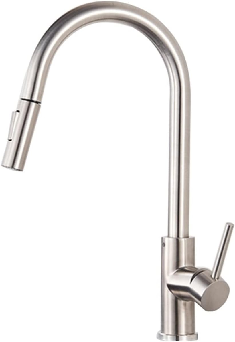 Kitchen Faucets Brushed Gold Pull Out Touch Sensor Kitchen Faucet 360 ...