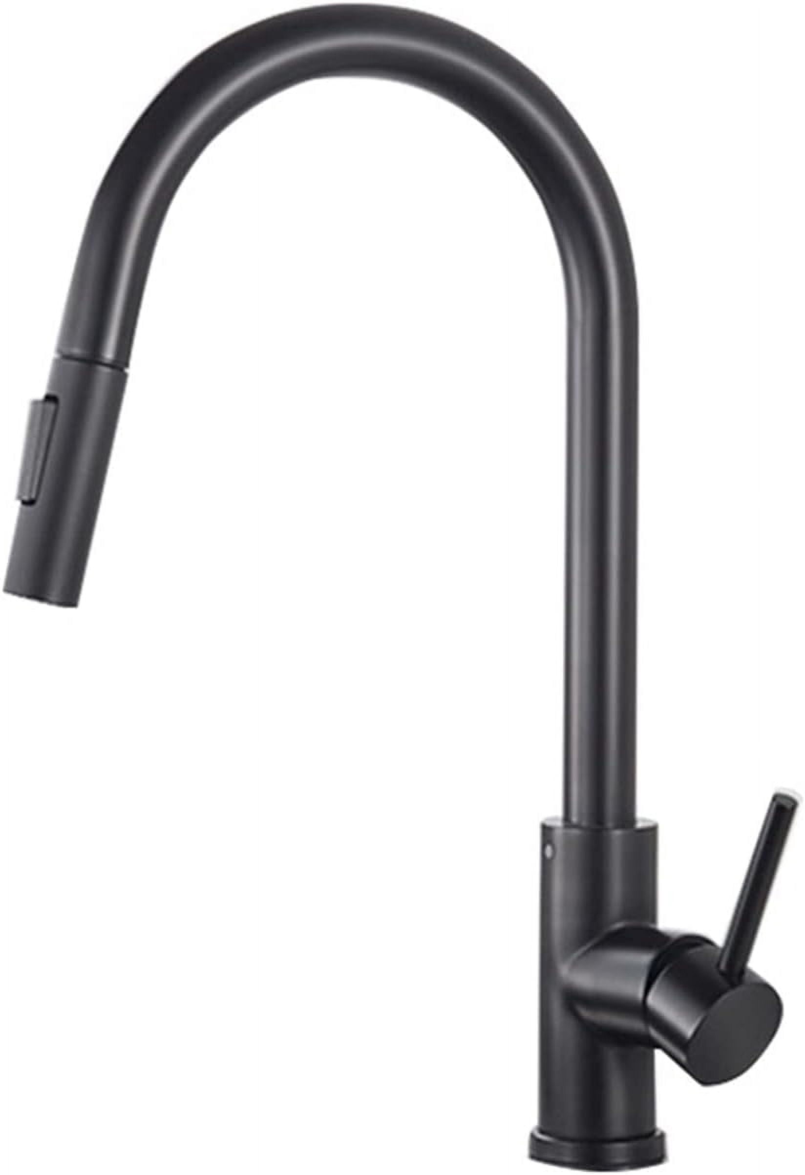 Kitchen Faucets Brushed Gold Pull Out Touch Sensor Kitchen Faucet 360 ...