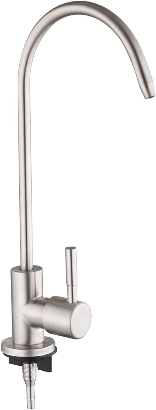 Kitchen Faucets Direct Drinking Tap Black Matte Stainless Steel Kitchen ...