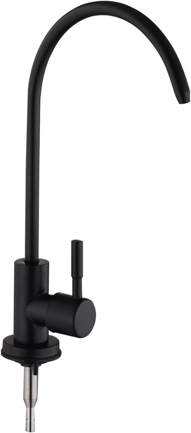 Kitchen Faucets Direct Drinking Tap Black Matte Stainless Steel Kitchen ...