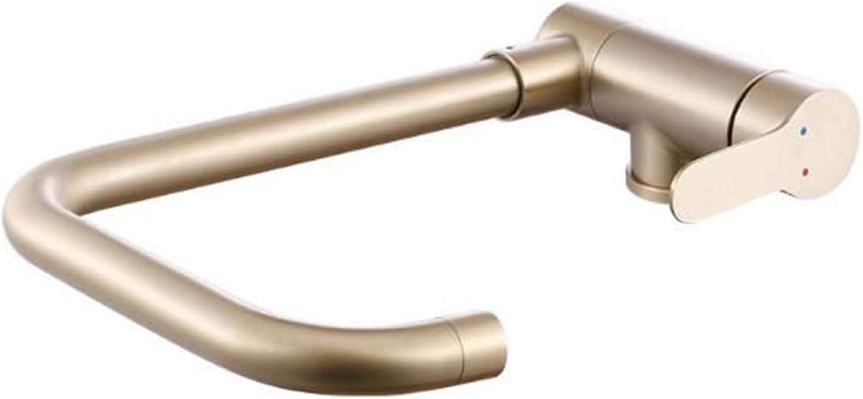 Kitchen Faucets Folding Inside Window Kitchen Sink Faucet Brushed Gold ...