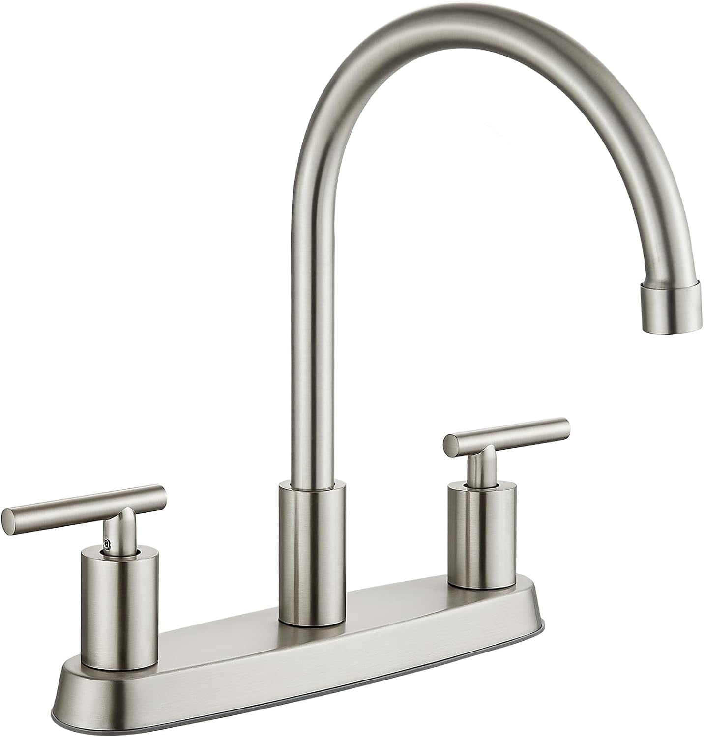 Kitchen Faucets, High Arc 360°Rotating Spout Kitchen Sink Faucet 2 ...