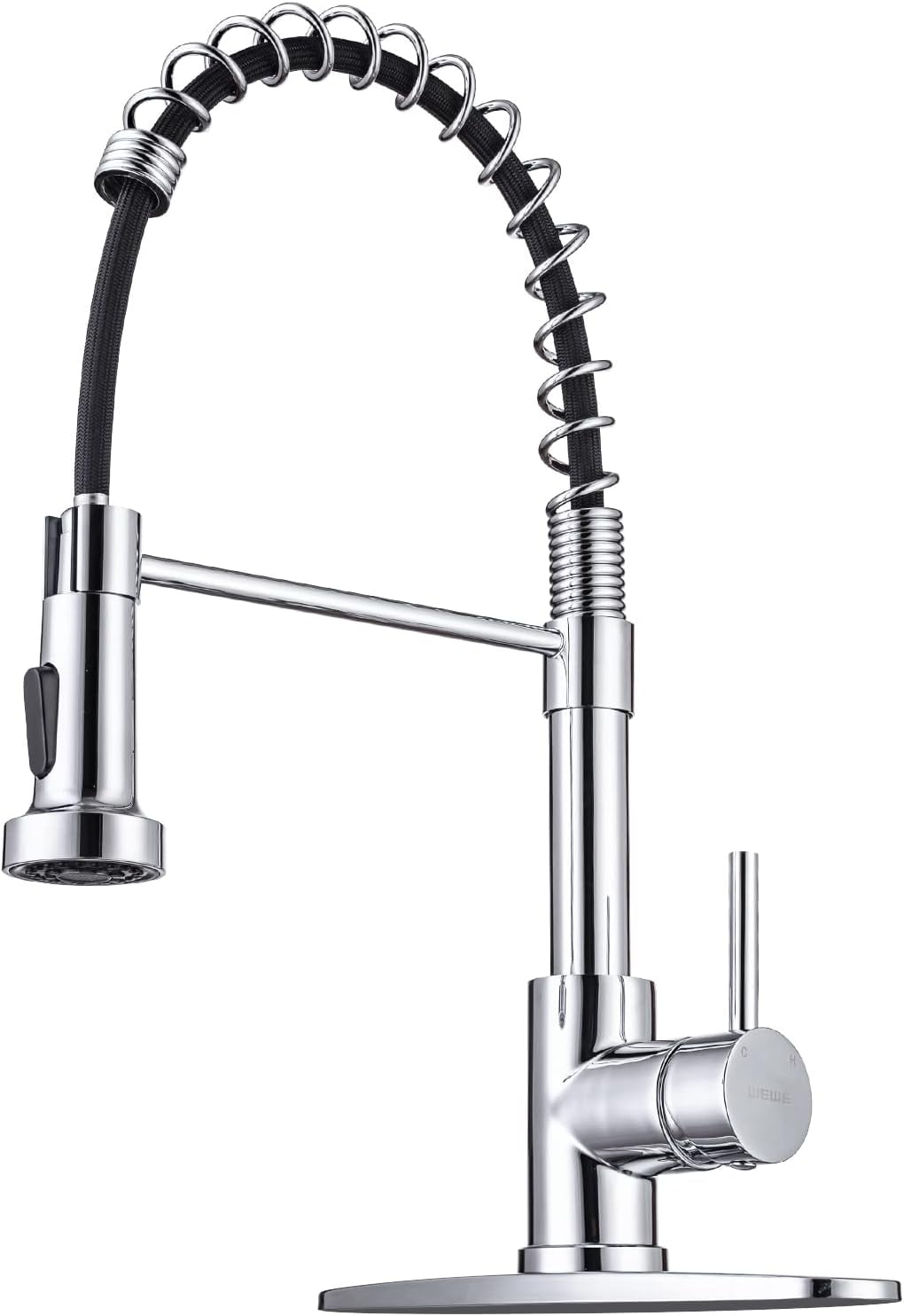Kitchen Faucets with Pull Down Sprayer Commercial Industrial Stainless ...