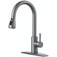 Kitchen Faucets with Pull Down Sprayer, High Arc Single Handle Classic ...
